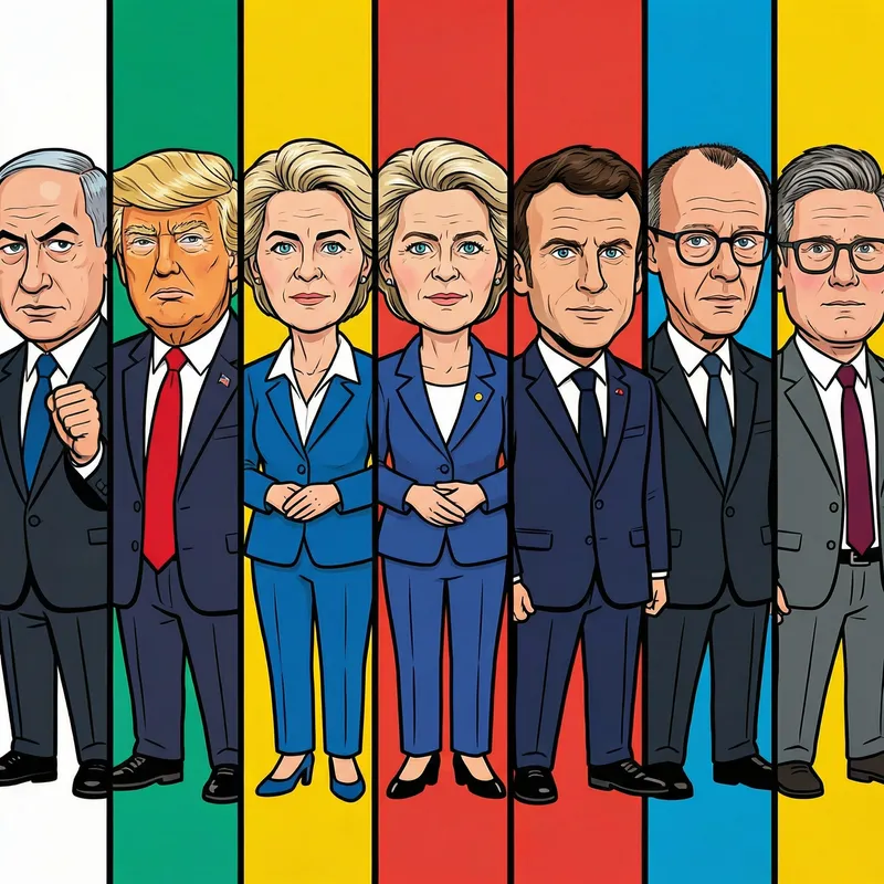 Cartoon Political Satire with World Leaders | AI Art Generator | Easy ...