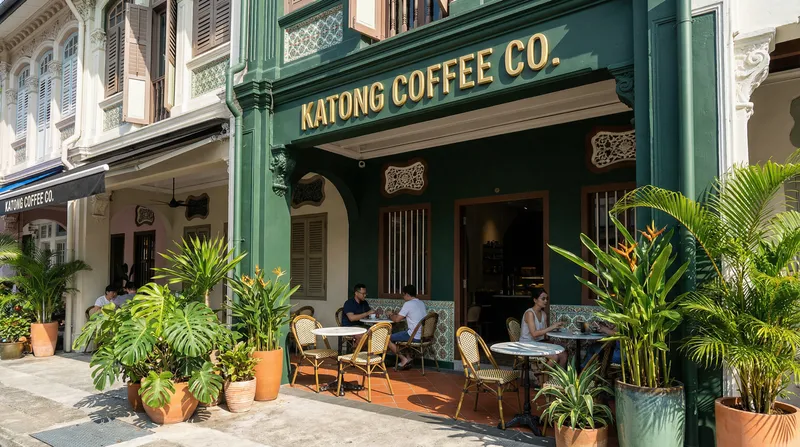 Katong Coffee Co.: Modern Cafe in Heritage Shophouse | AI Art Generator ...