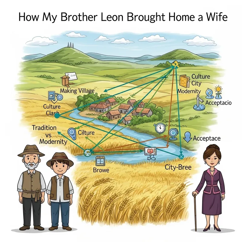 Conceptual Map: My Brother Leon Brought Home a Wife | AI Art Generator ...