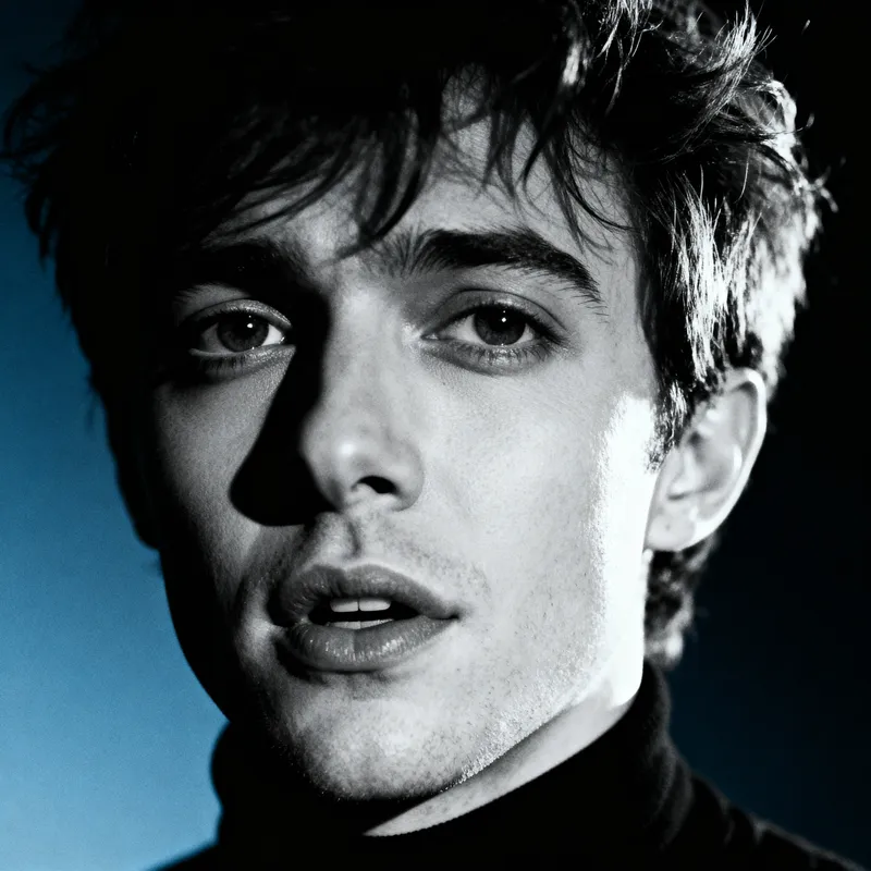 Striking Headshot of a Contemporary Singer | AI Art Generator | Easy ...