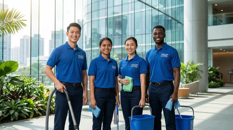 Professional Cleaning Team in Singapore | AI Art Generator | Easy-Peasy.AI