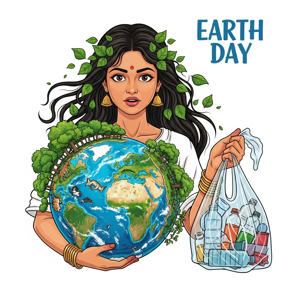 Save Mother Earth Sketch