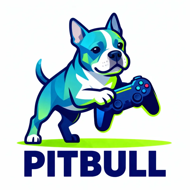 PITBULL Gaming Logo Design | AI Art Generator | Easy-Peasy.AI