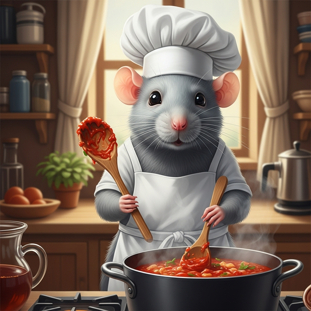 Rat Chicken Cartoon