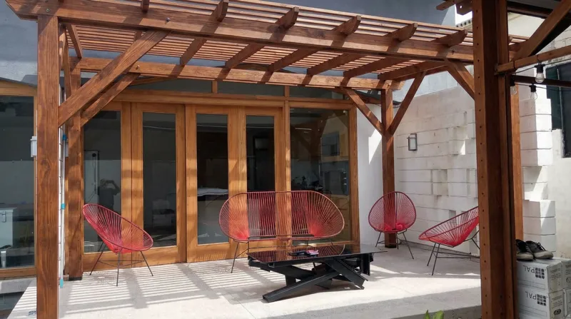 Wooden Pergola Design Ideas | AI Art Generator | Easy-Peasy.AI