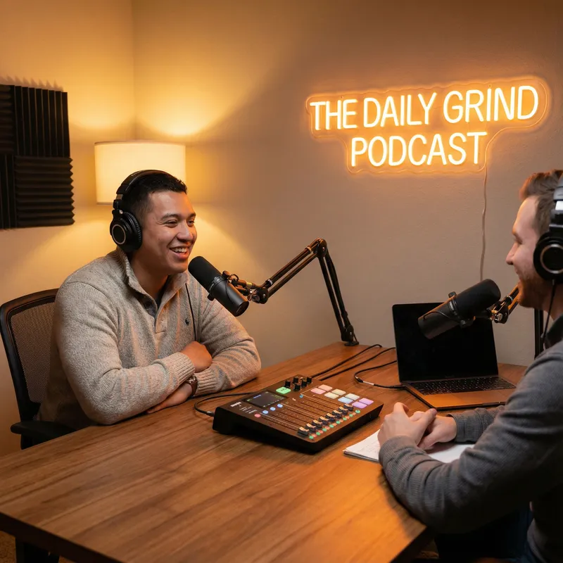 Me in a Podcast: My Journey and Insights | AI Art Generator | Easy-Peasy.AI