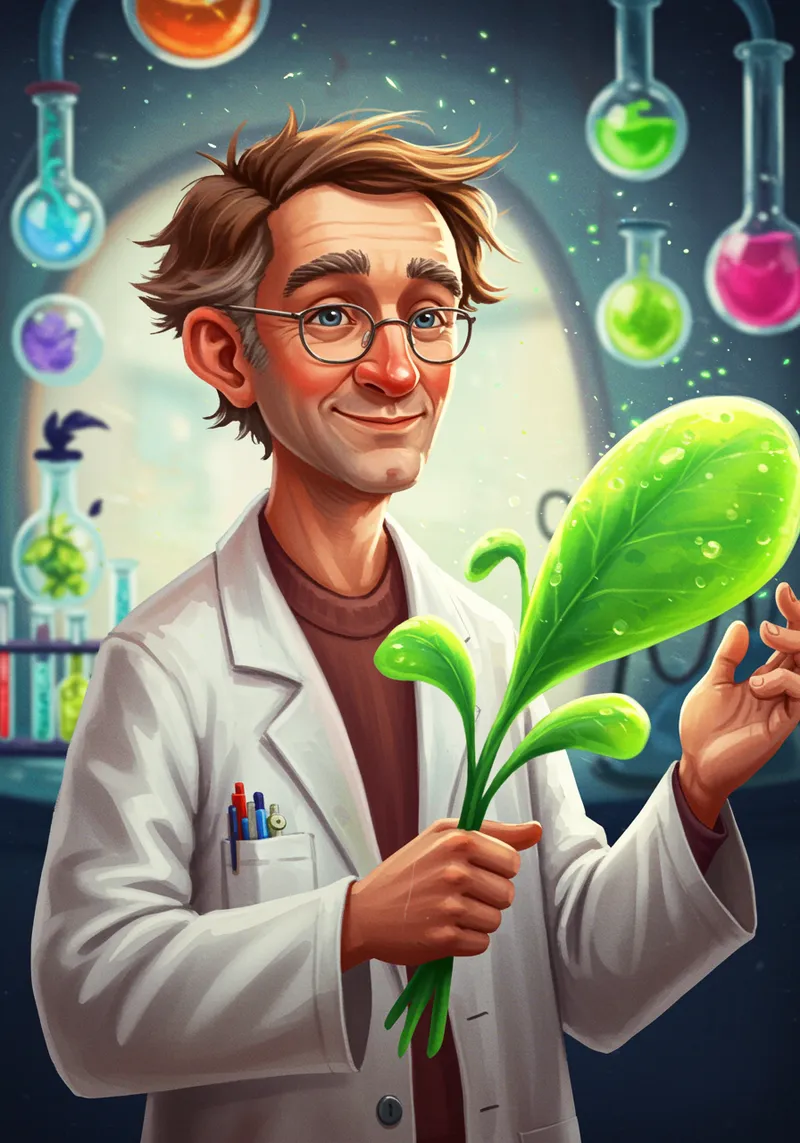 Cute Male Scientist Concept: Fun and Charming | AI Art Generator | Easy ...