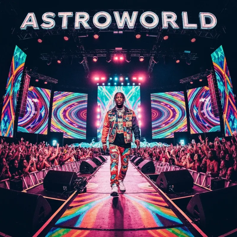 Astroworld: An Immersive Travis Scott Experience | AI Art Generator ...