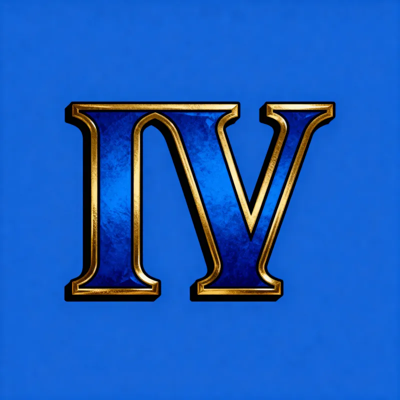 Fabulous Four Tattoo in Royal Blue and Gold | AI Art Generator | Easy ...