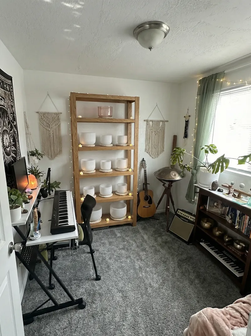 Create a Spiritual Music Room with Crystal Bowls | AI Art Generator ...