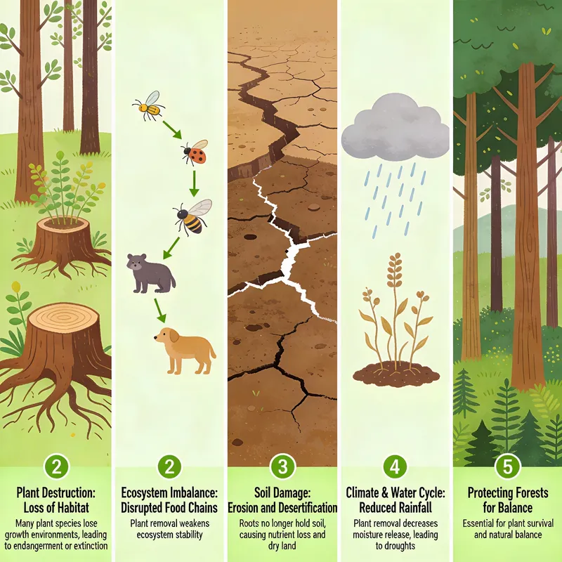 Impact of Deforestation on Nature and Ecosystems | AI Art Generator ...