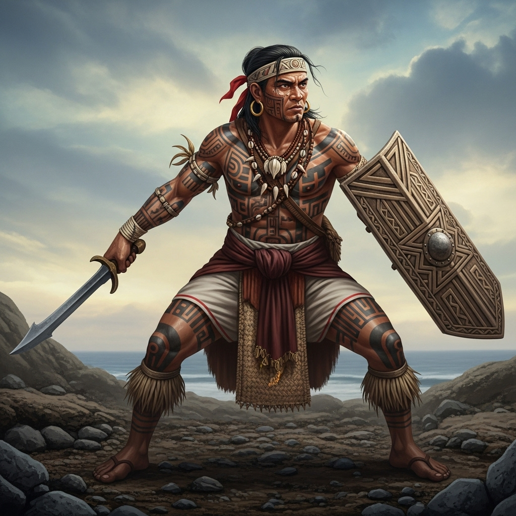 Filipino Warrior Drawing