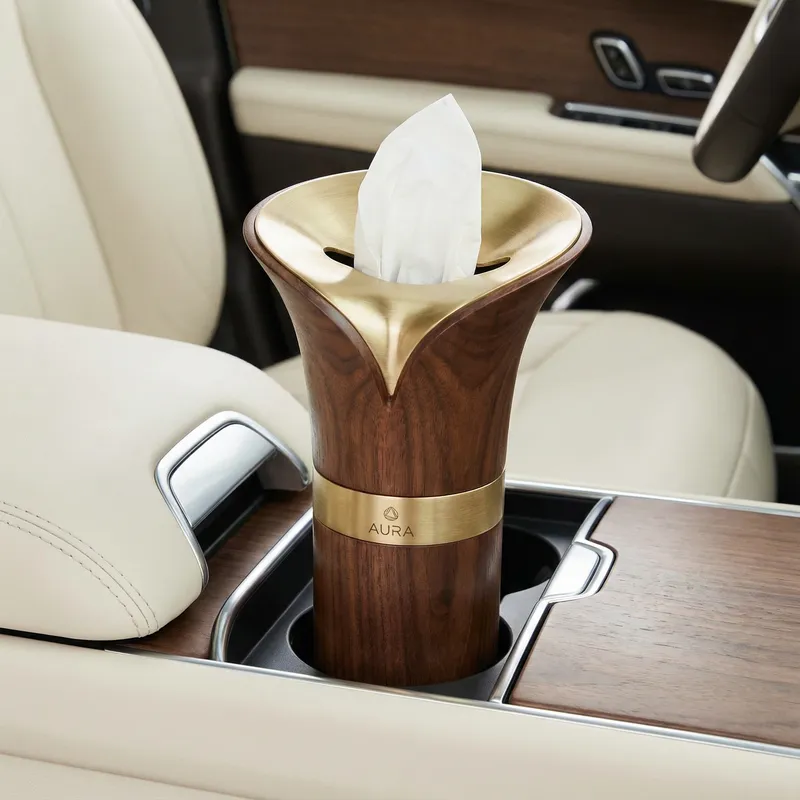 Elegant Car Cup Holder Tissue Box Designs | AI Art Generator | Easy ...