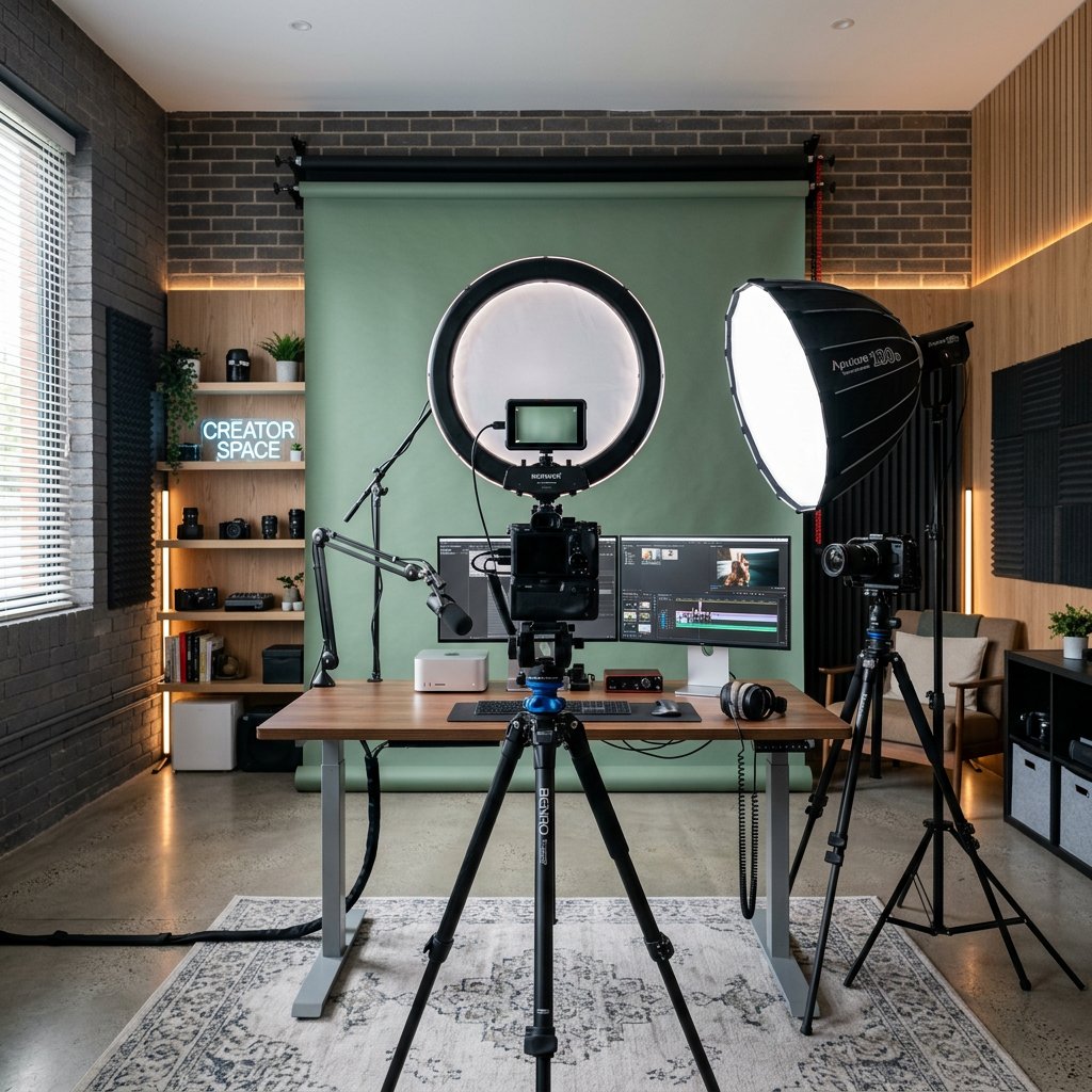 AI Content Creator Studio Design | Remodel your Content Creator Studio ...