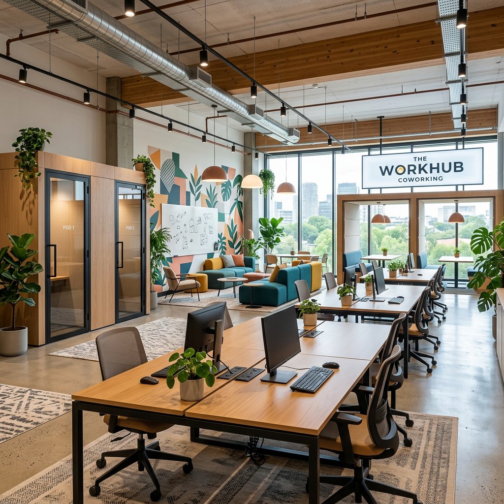 AI Coworking Space Design | Remodel your Coworking Space | Easy-Peasy.AI